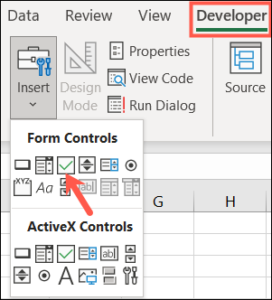 How to insert checkbox in Excel? - MacrosInExcel.com