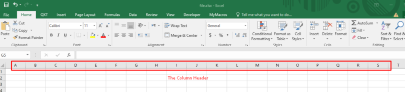 How to insert a column/cells in Excel? - MacrosInExcel.com